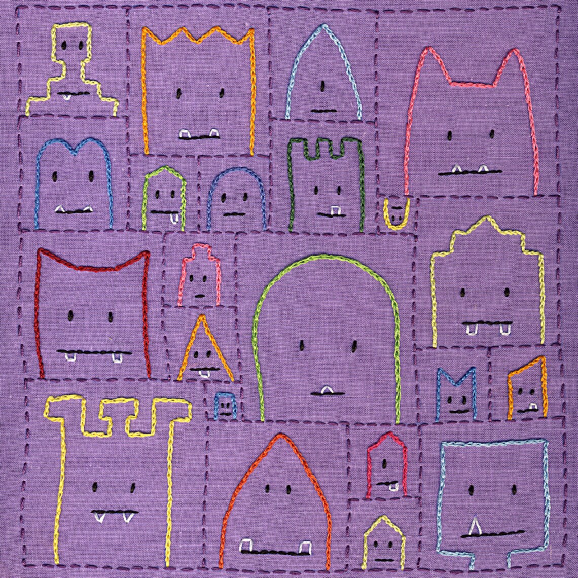 Monster Embroidery Pattern PDF - Etsy