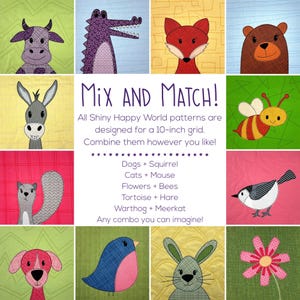 Fergal Fox Applique Quilt Pattern: Easy Beginner PDF (digital Download ...