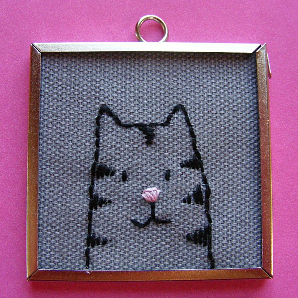 Embroidered Cats PDF Pattern | Etsy