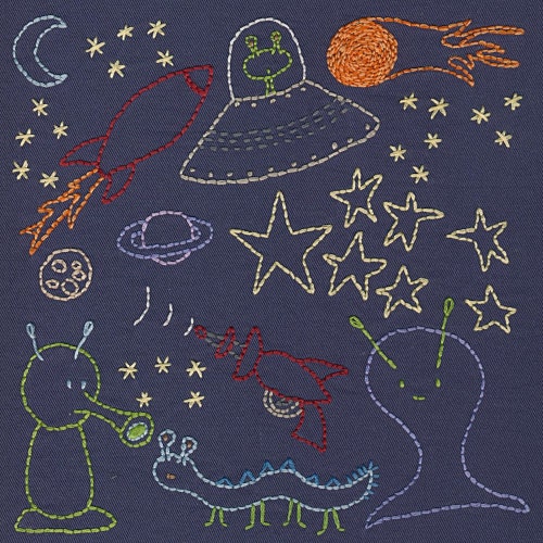 The Solar System Set Outer Space Hand Embroidery Pattern - Etsy