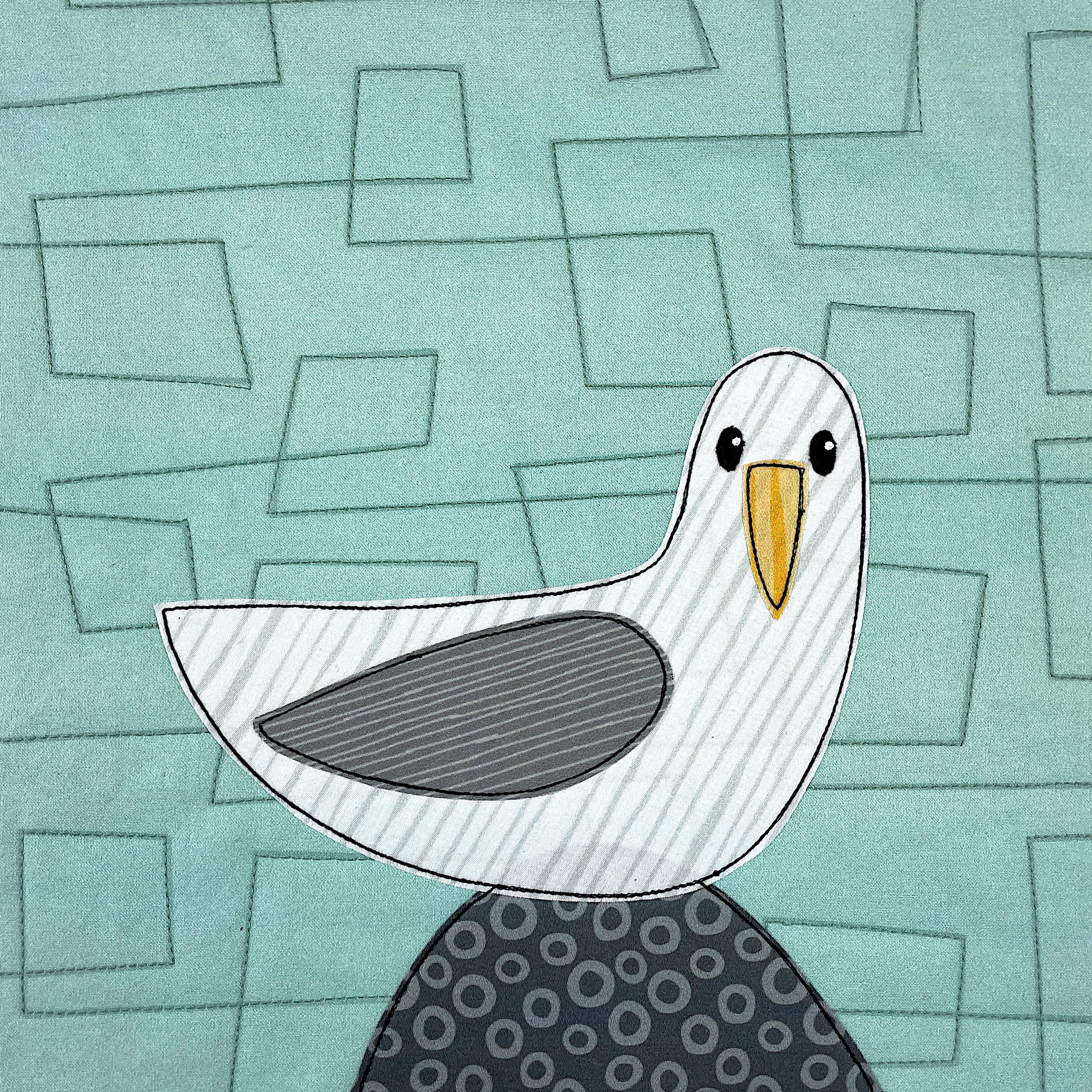 Greedy Seagulls Applique Quilt Pattern: Mix & Match (PDF Pattern) - Etsy