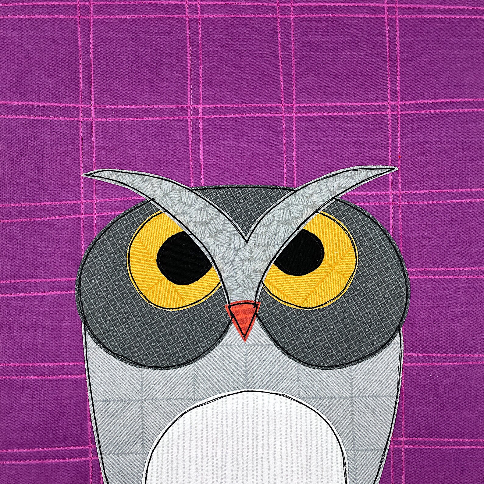 Octavian Owl Applique Quilt Pattern - Easy Digital PDF Pattern for ...