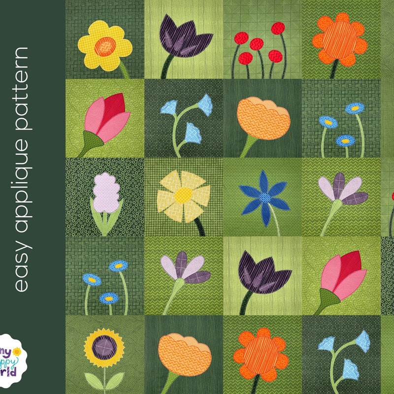 Applique Quilt Patterns - Etsy