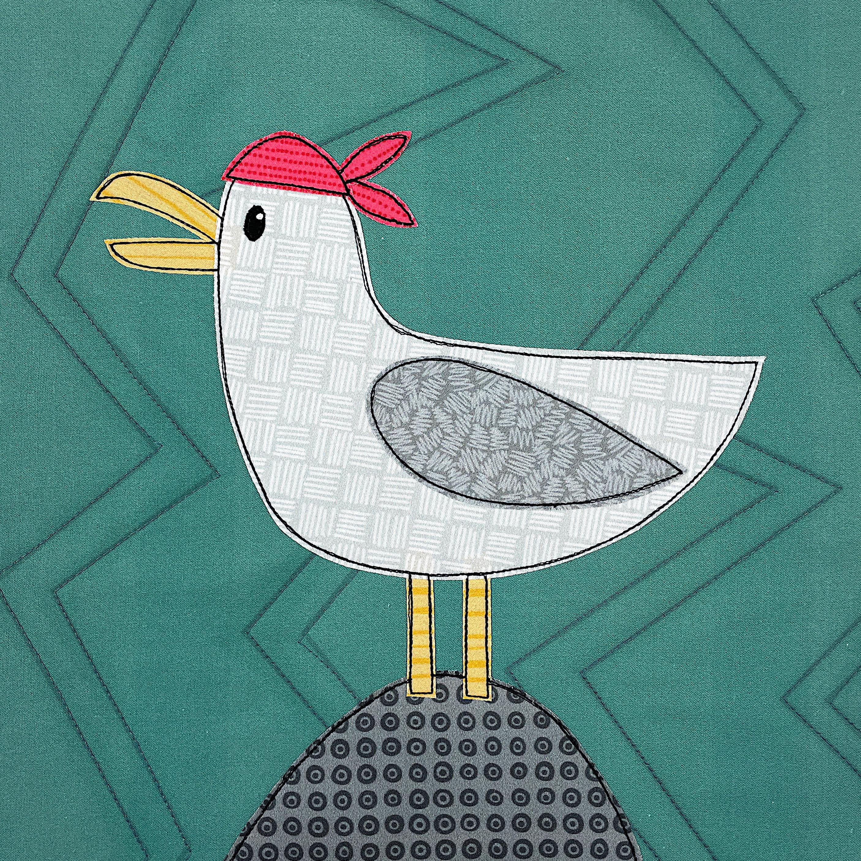Greedy Seagulls Applique Quilt Pattern: Mix & Match (PDF Pattern) - Etsy