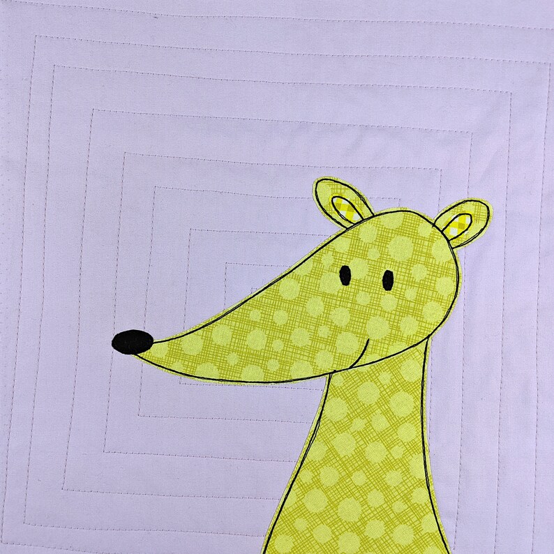 Russell Rat Applique Quilt Pattern: Easy Quilt-as-you-go (PDF Pattern ...