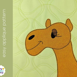 Corbin Camel Applique Quilt Pattern Easy Digital PDF Pattern for ...