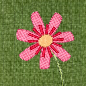 Wild Flowers - Easy Applique Quilt Pattern PDF for Beginners - QAYG and ...