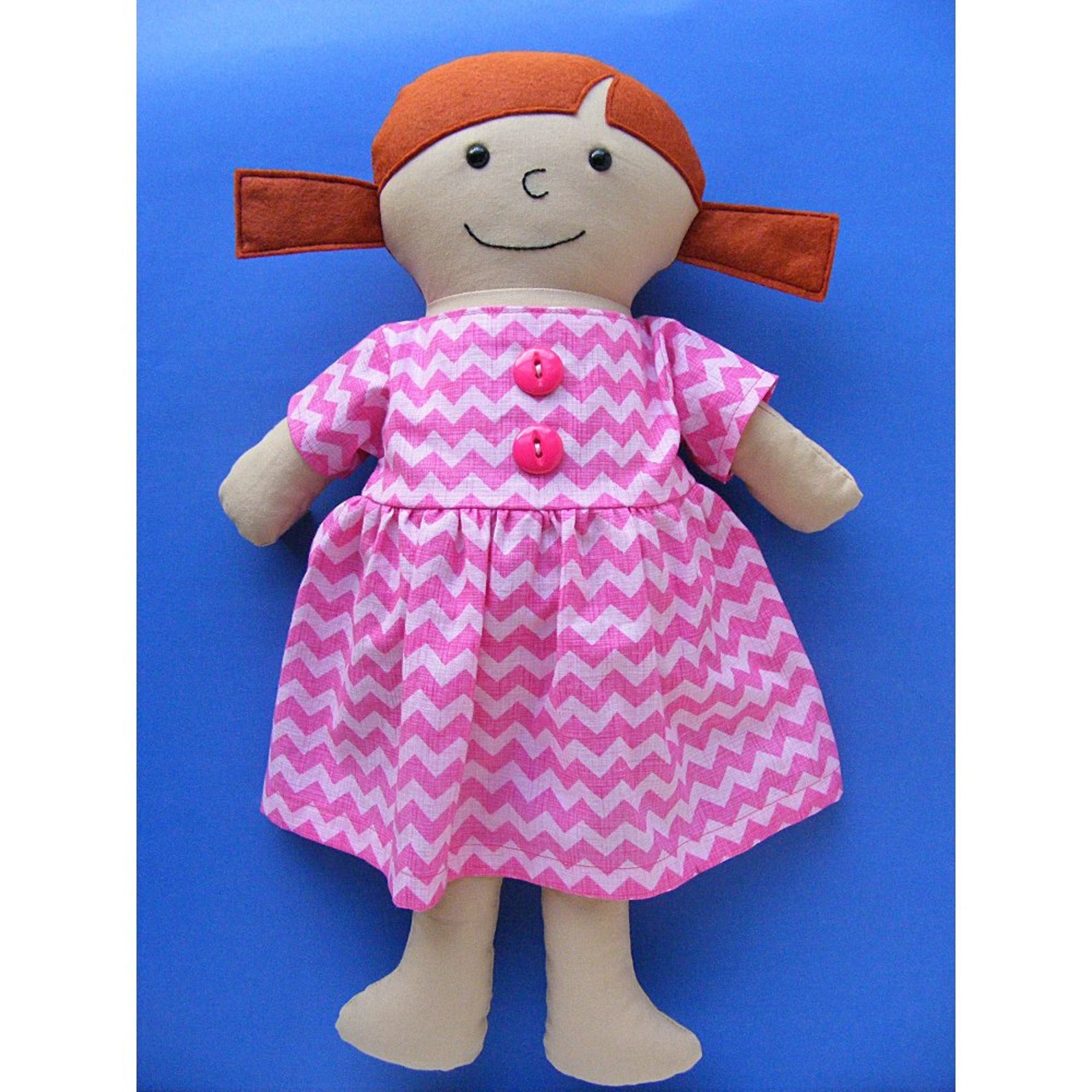Poppy - A Dress up Doll Sewing Pattern PDF (girl, Softie, Rag Doll ...