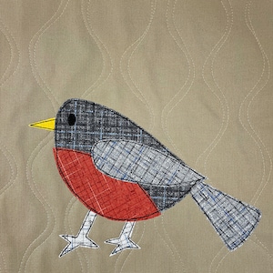 Backyard Birds Applique Quilt Pattern: Mix & Match Songbirds (digital ...
