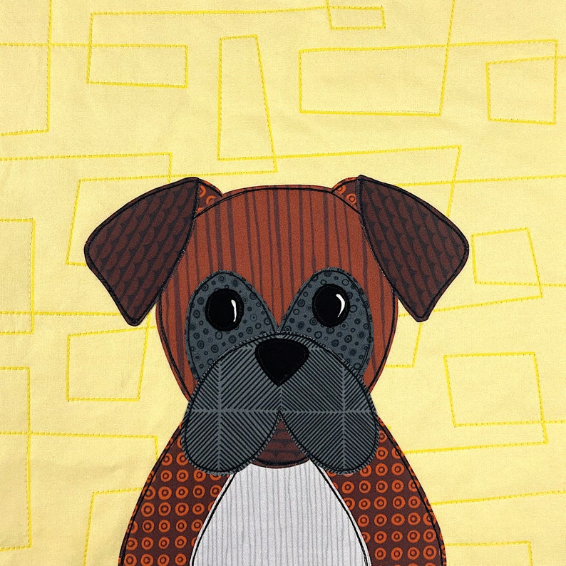 More Playful Puppies Dog Applique Quilt Pattern Easy PDF - Etsy