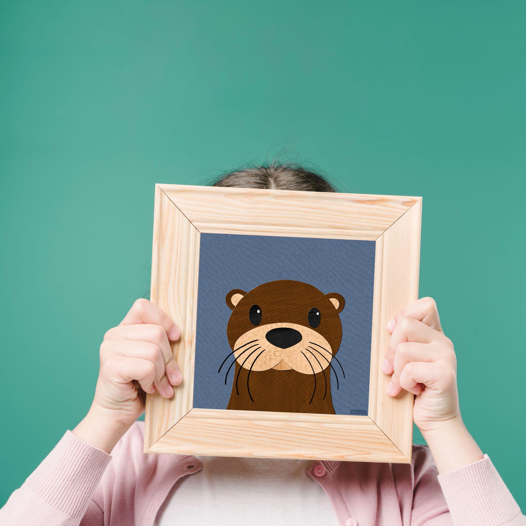 Printable Otter - Instant Art - Downloadable JPG and PNG Files - Etsy