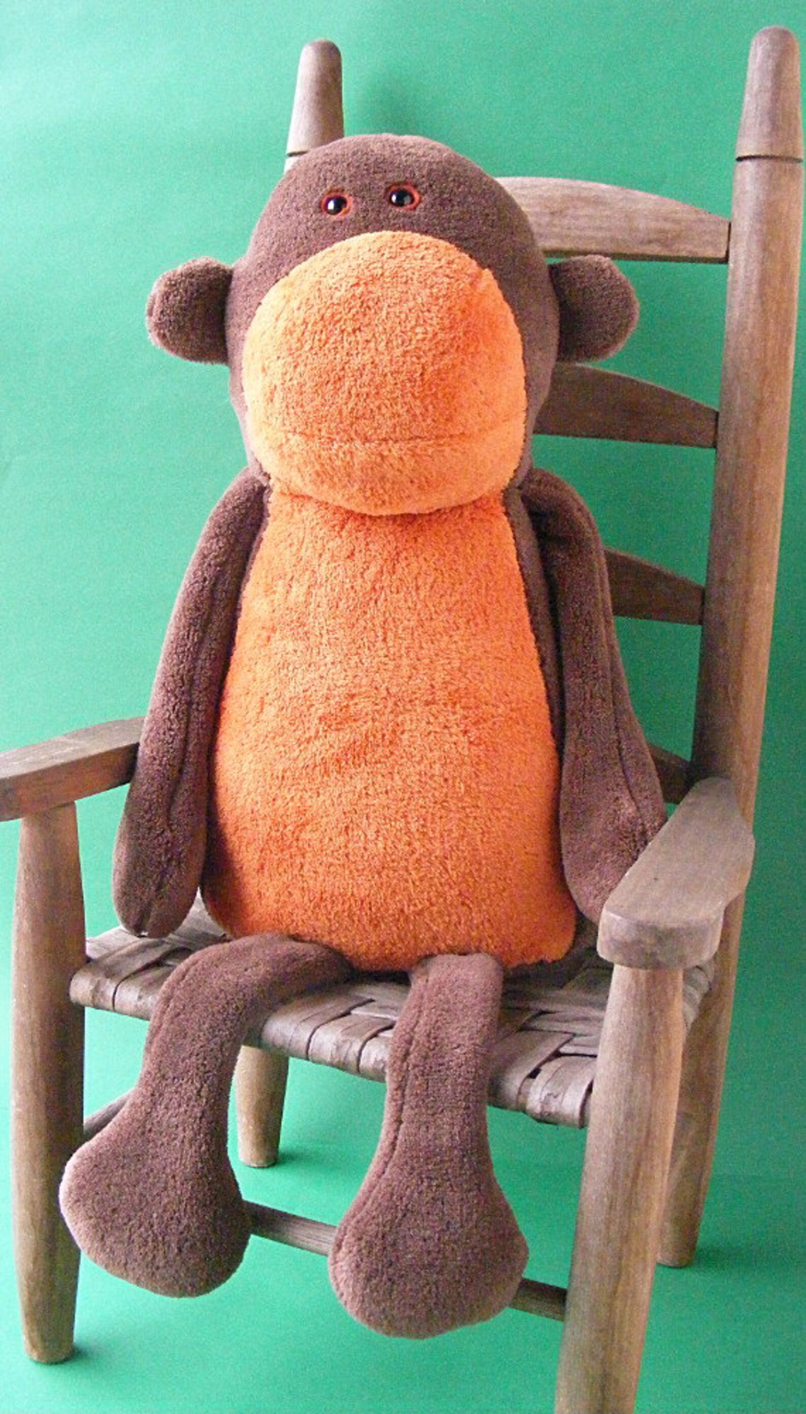 Milton Monkey - Softie Pattern (plushie, Stuffed Animal, Toy, Digital ...