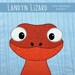 Landyn Lizard Applique Quilt Pattern: Easy Beginner PDF (digital ...