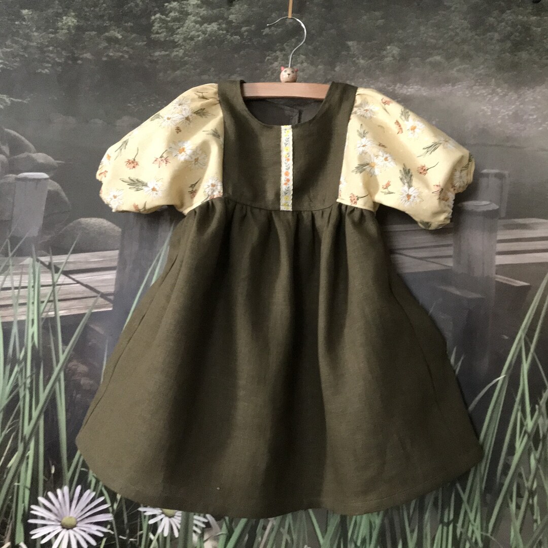 Girl's Nordic Woodland Hobbit Octoberfest Renaissance Wedding Linen ...