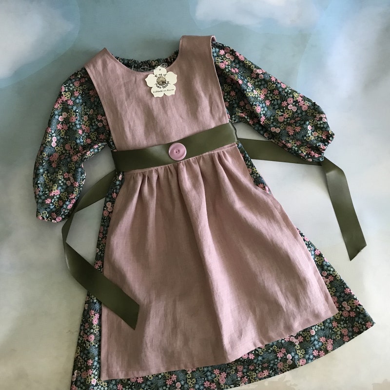 Girls Apron Dress - Etsy