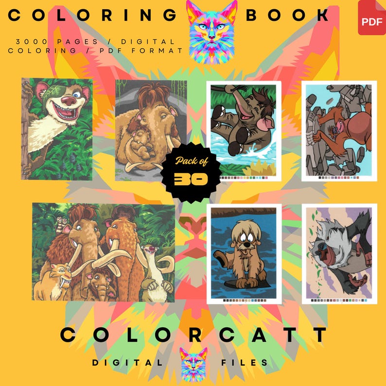 Whole Shop Bundle 3000 Mystery Color by Number | Stained Glass and ...