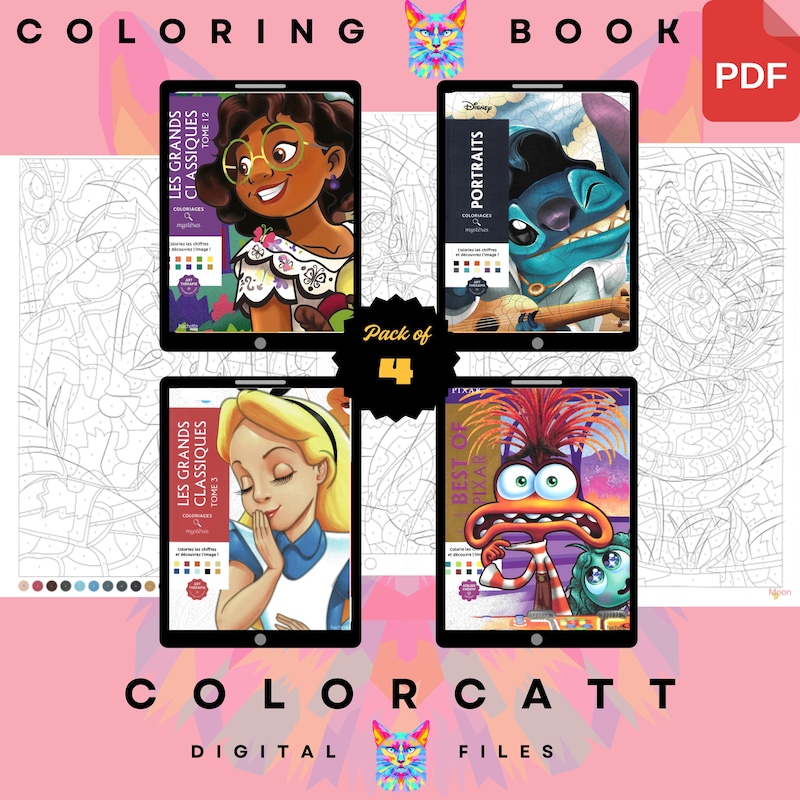 Coloring Books for Tablet - Etsy UK