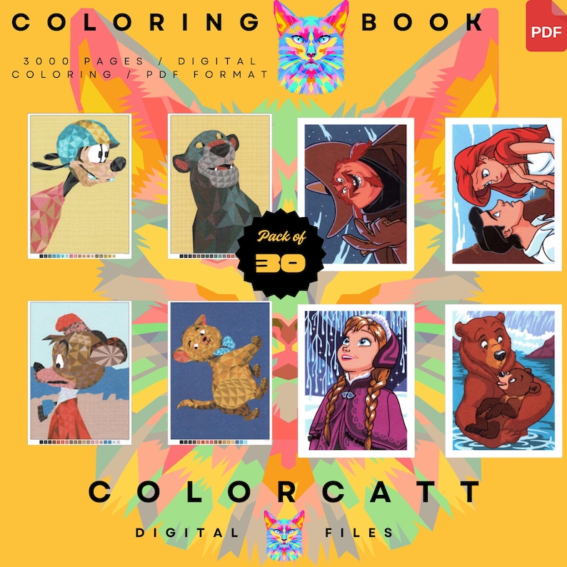 Whole Shop Bundle 3000 Mystery Color by Number | Stained Glass and ...