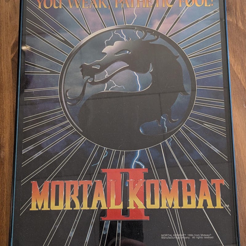 Mortal Kombat Ii Poster - Etsy