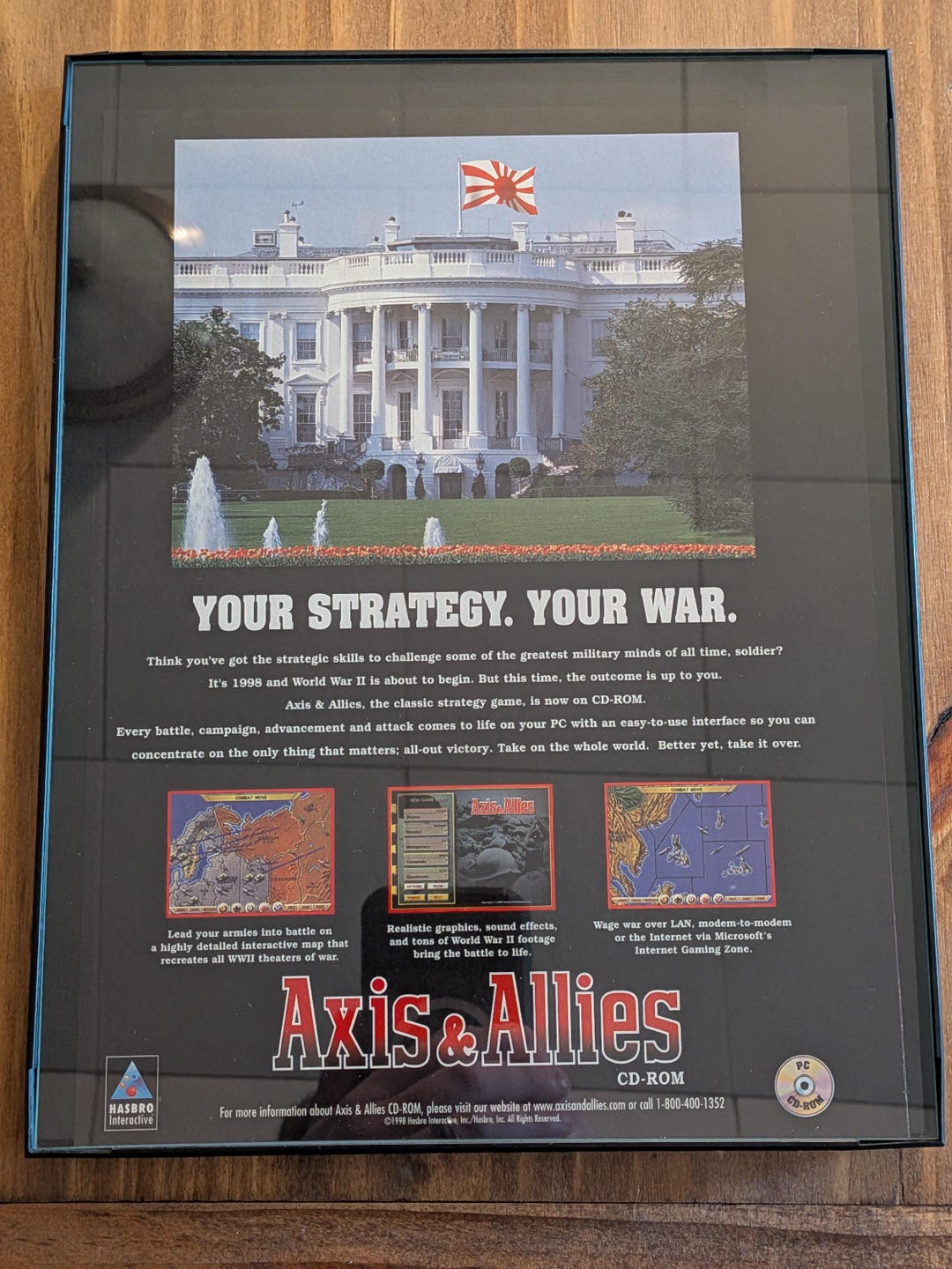 Axis and Allies (1998) 8.5x11 Vintage Framed Poster - Etsy