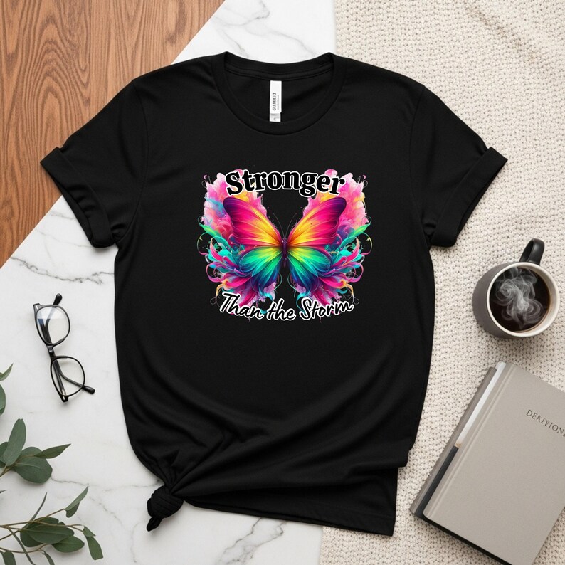 Stronger Than the Storm PNG, Motivational Mindset Shirt Design ...