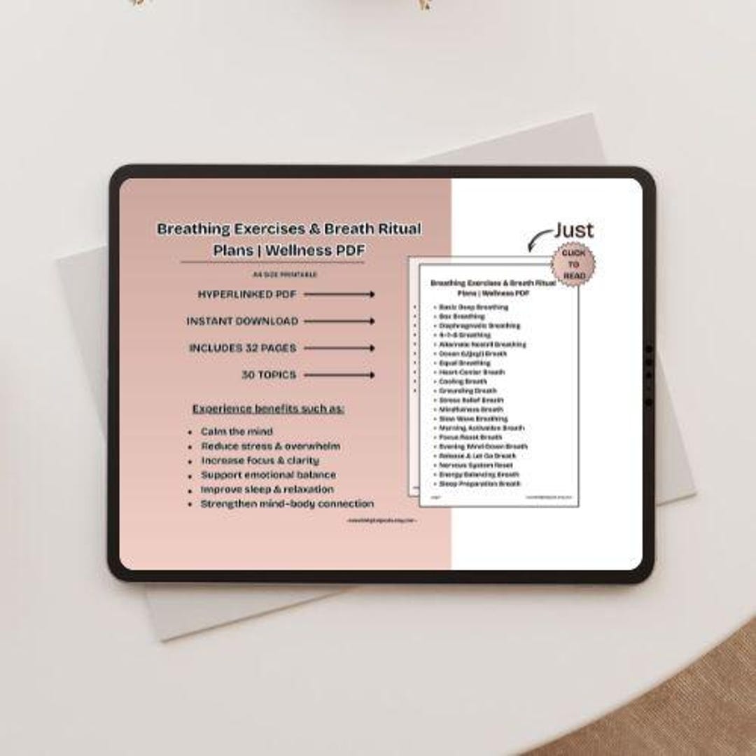 Breathing Exercises & Breath Ritual Plans | Stress Relief, Anxiety ...