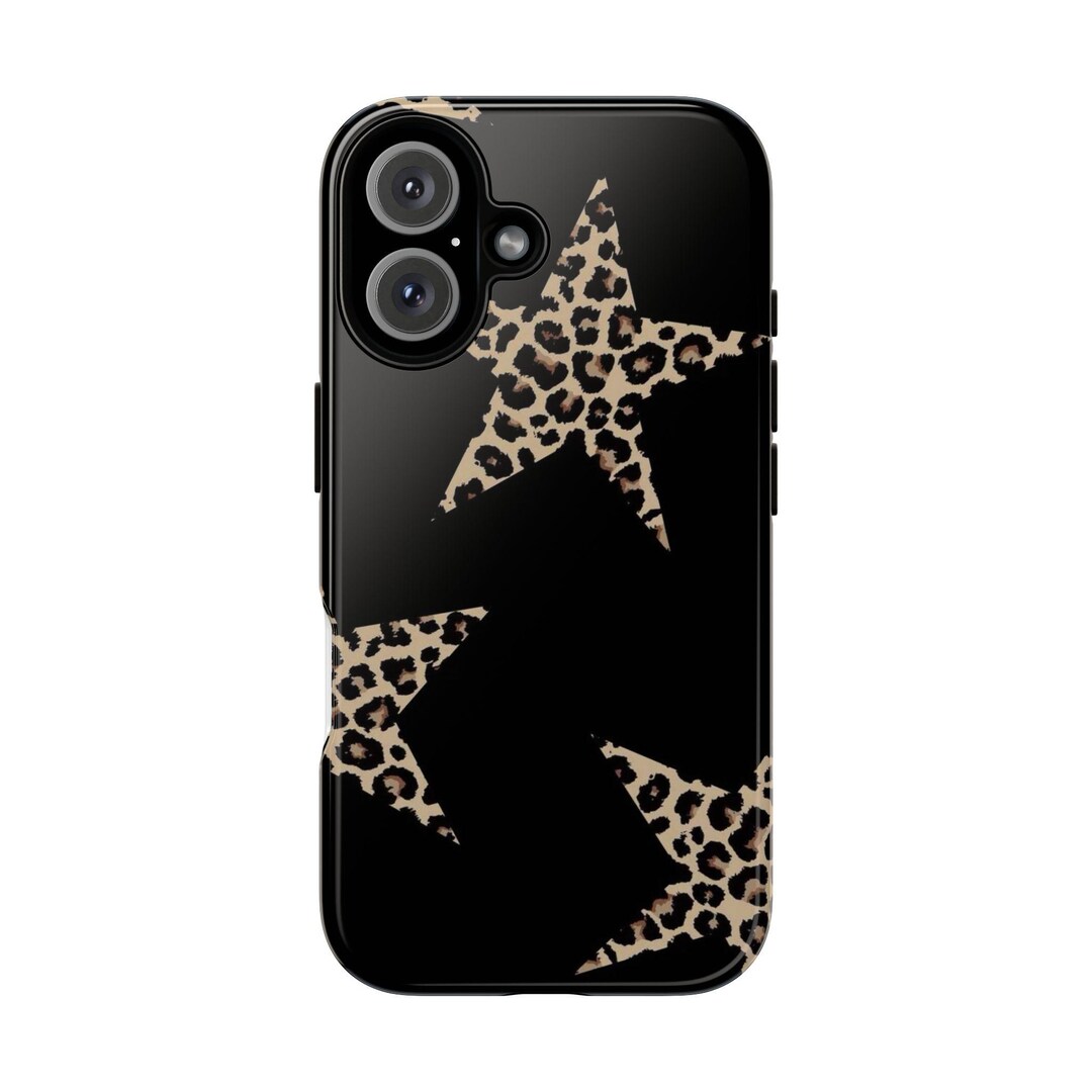 Leopard Print Star Case - Etsy