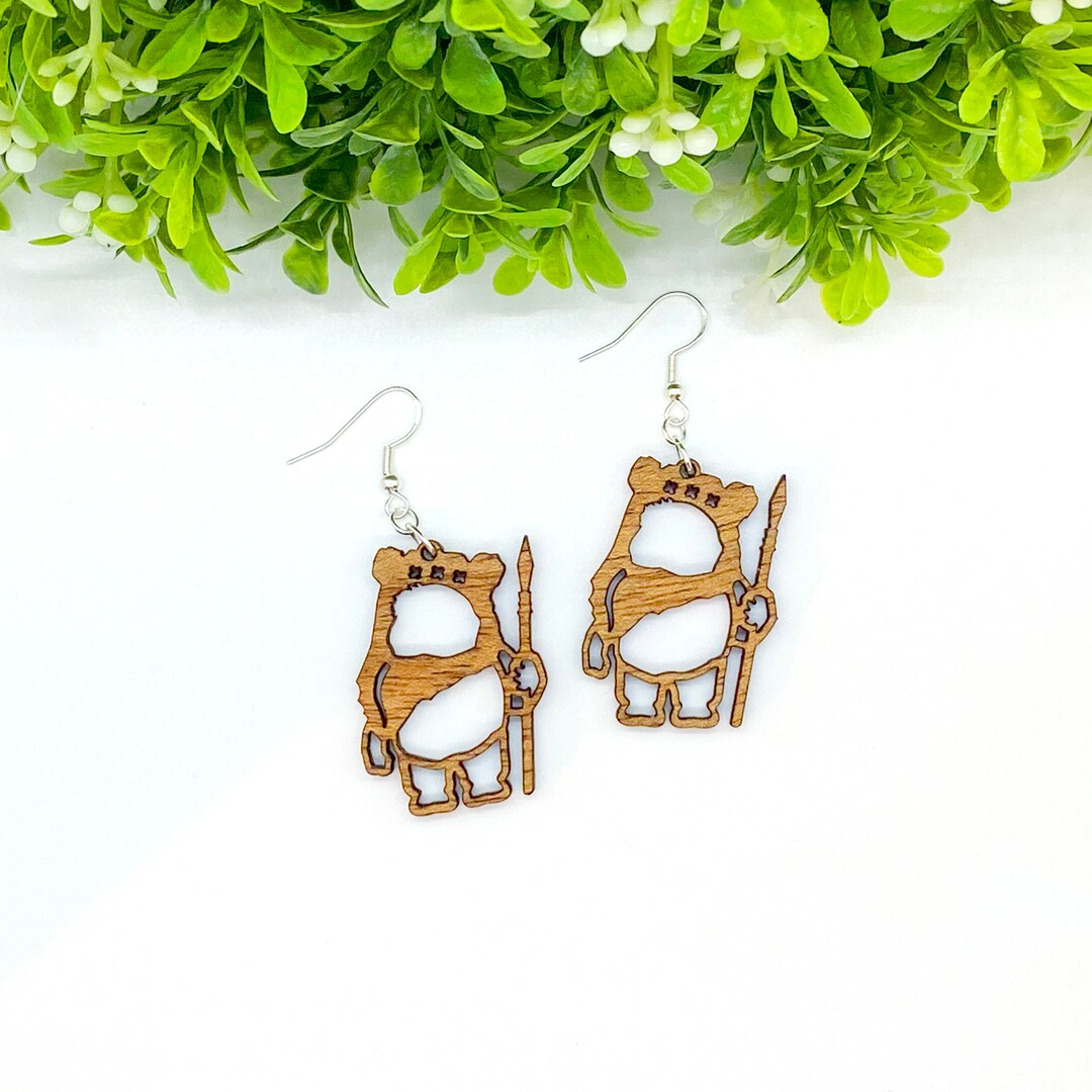 Star Wars Ewok Earrings - Etsy