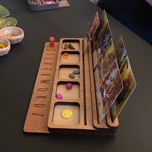Personalized Board Game Card Holder Tabletop Resource Organizer, Gaming ...