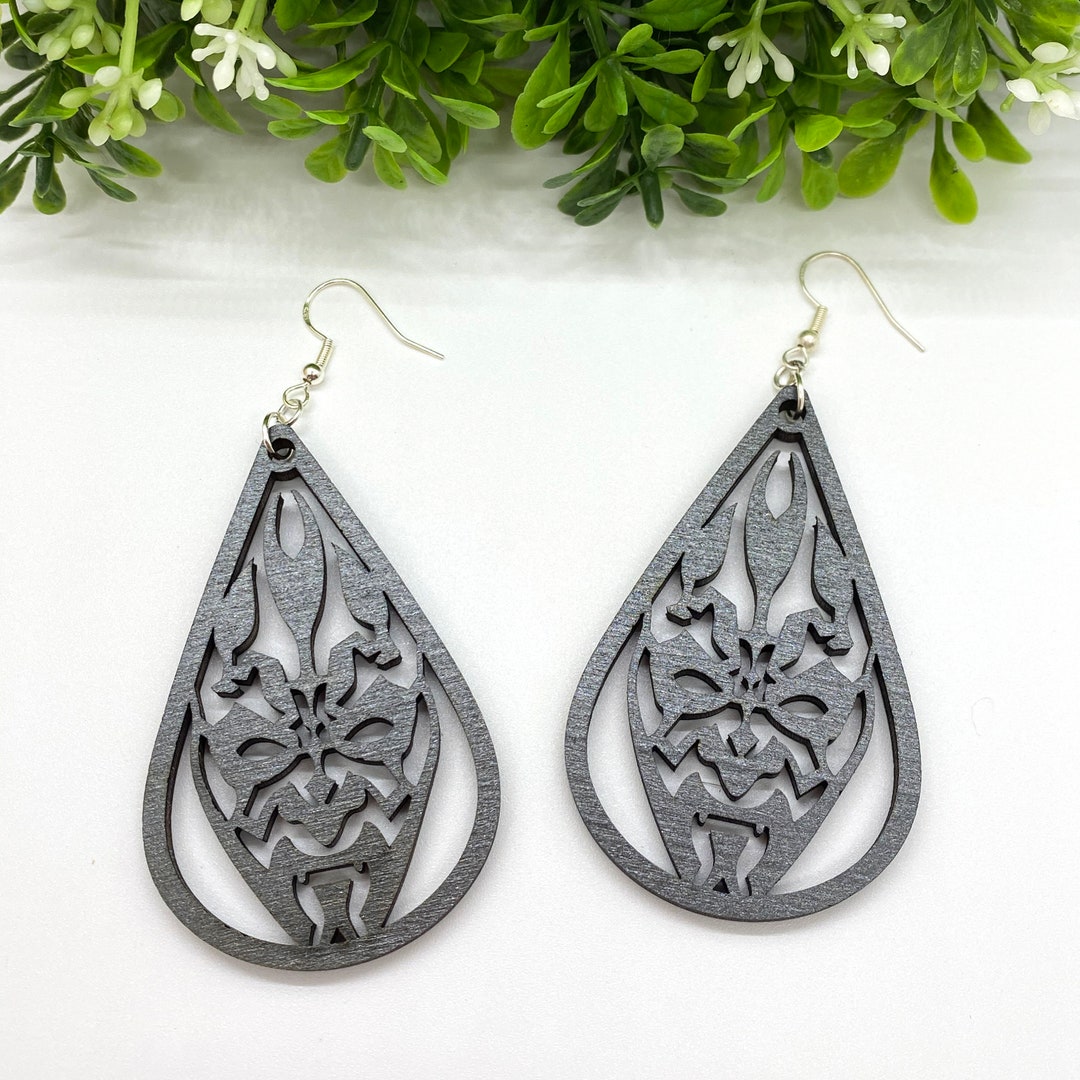 Star Wars Darth Maul Tear Drop Earrings - Etsy