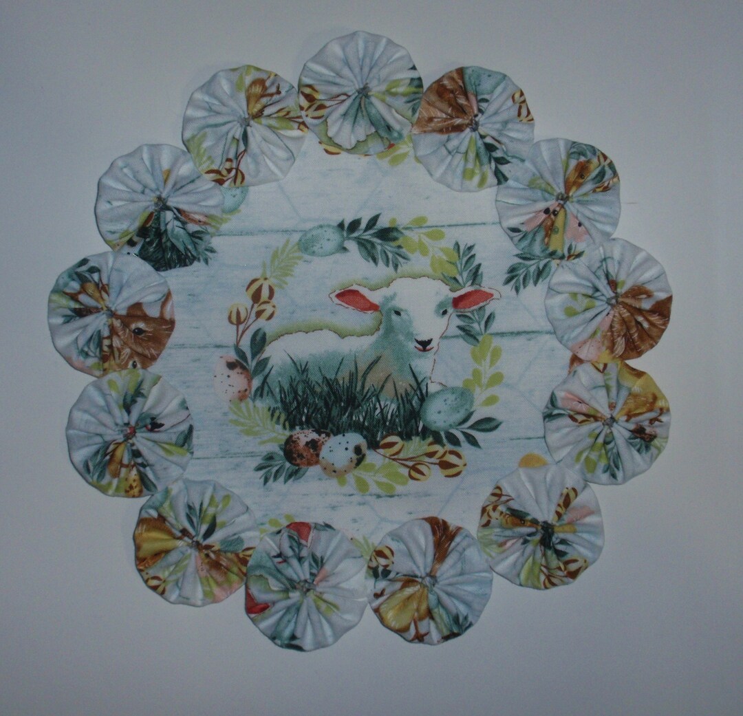 Easter Lamb 8.5 Yo Yo Doily - Etsy