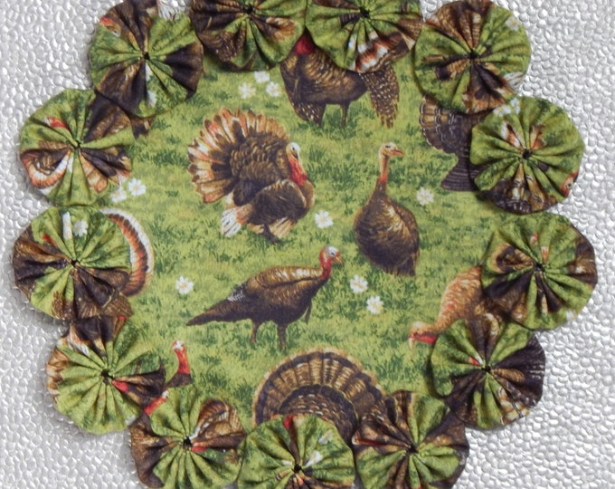 Turkey Meadow 8.5 Yo Yo Doily - Etsy