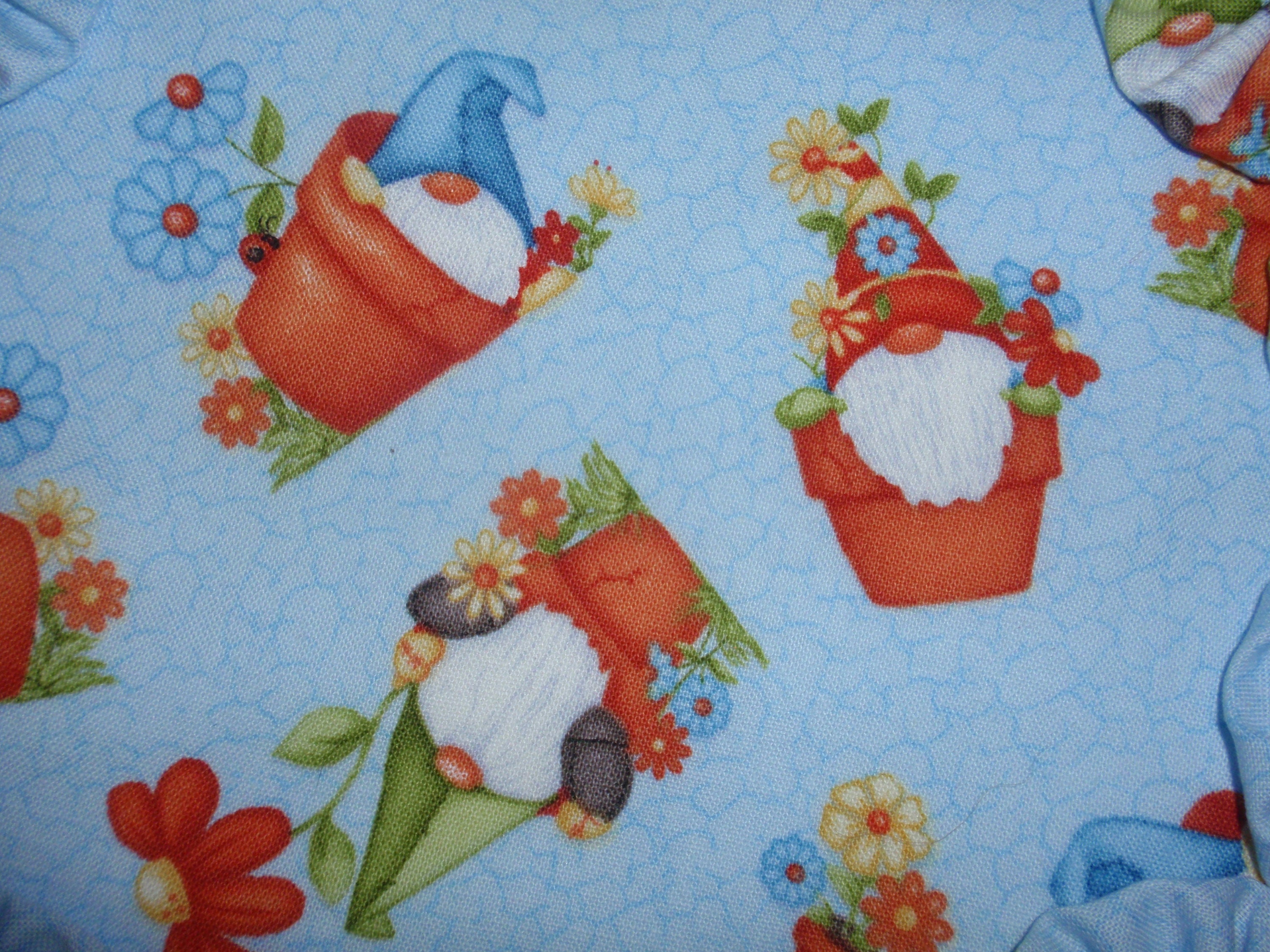 Flowerpot Gnomes 8.5" Yo Yo Doily Spring or Summer Decor - Etsy