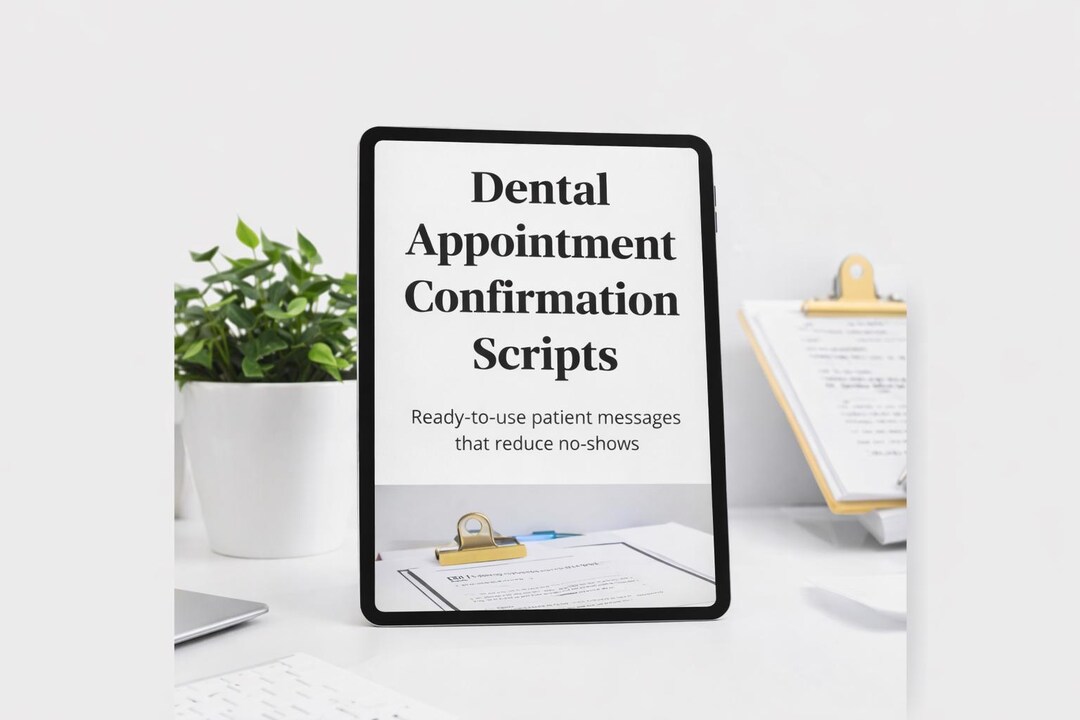 Dental Appointment Confirmation Scripts Patient Reminder Messages No ...