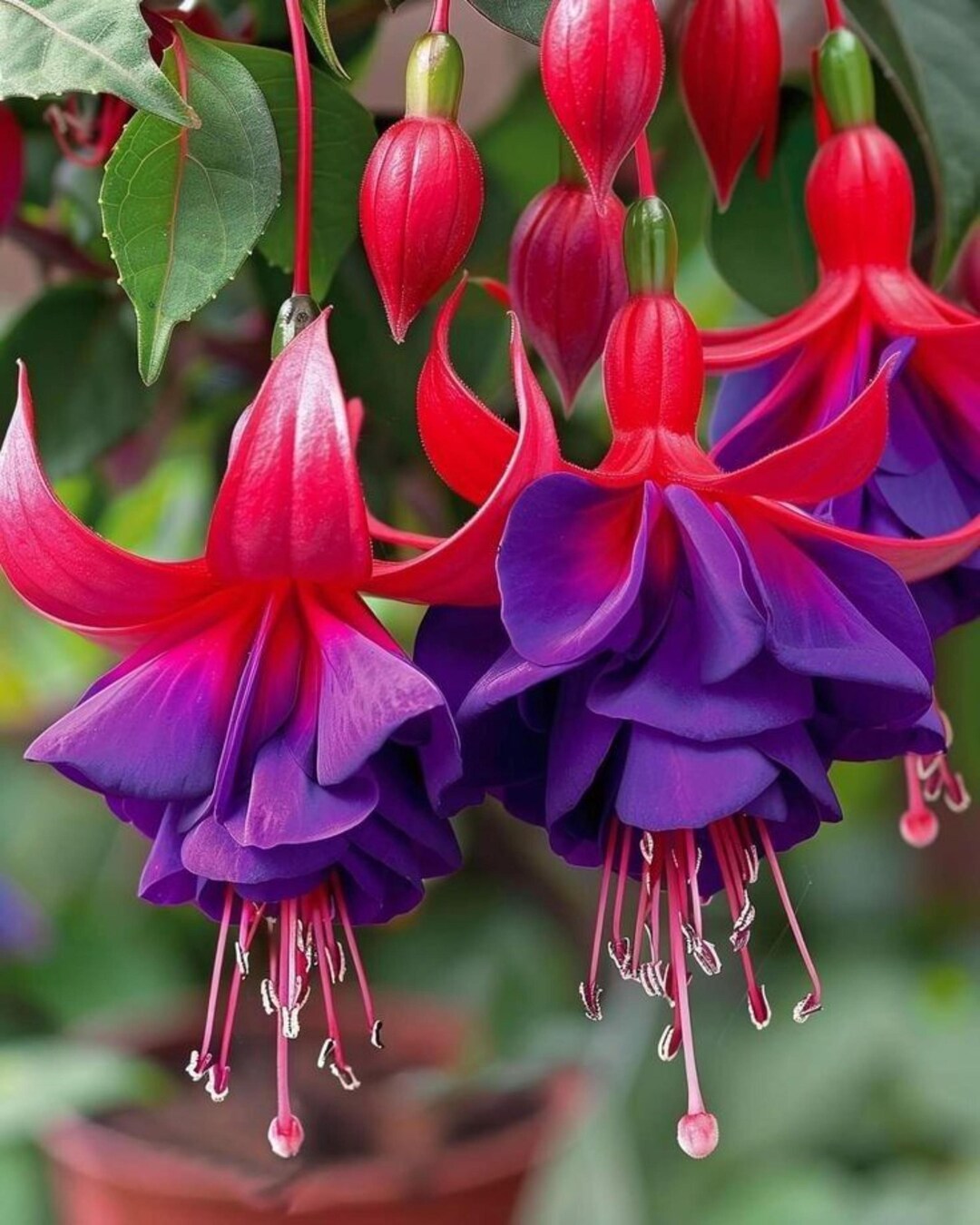 Fuchsia Seeds – 50pcs Potted Flower Plant Seeds - Etsy