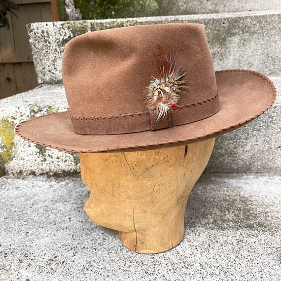 Rare 1950s Dobbs Gay Prince Fedora 6 7/8 Medium Brown | Etsy