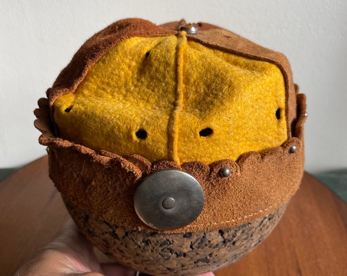 1950's Child’s Leather and Felt "whoopee Cap" or Jughead Beanie, by ...