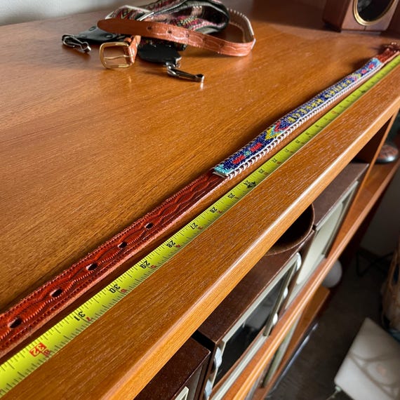 Vintage 1960's Hand Beaded Western FRIDAY HARBOR Belt… - Gem