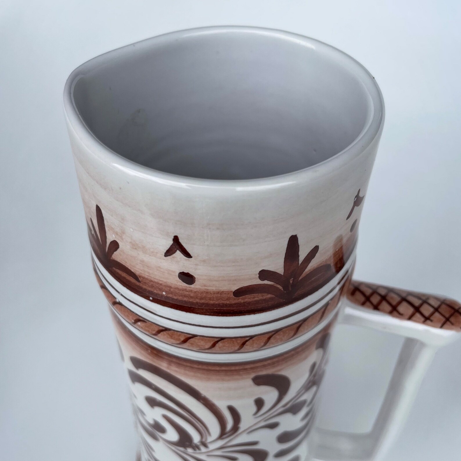 Mid Century ROSSETTI Italian Studio Pottery Majolica Pitcher - Etsy