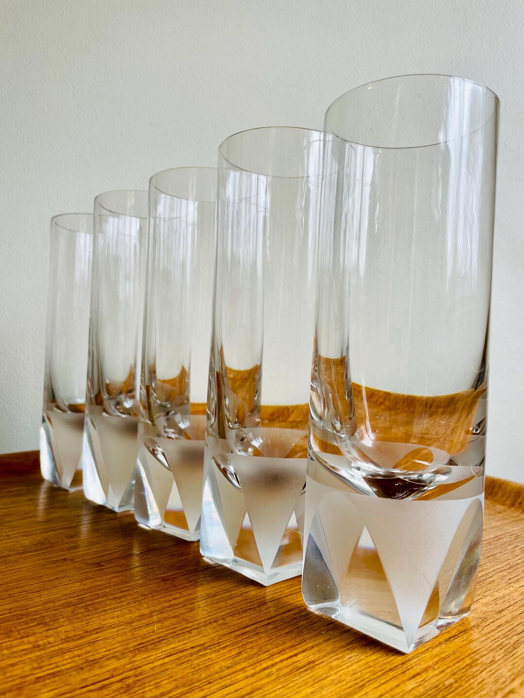 Rosenthal Studio Line Crystal Highball Glasses - SKAL Philip Rosenthal ...