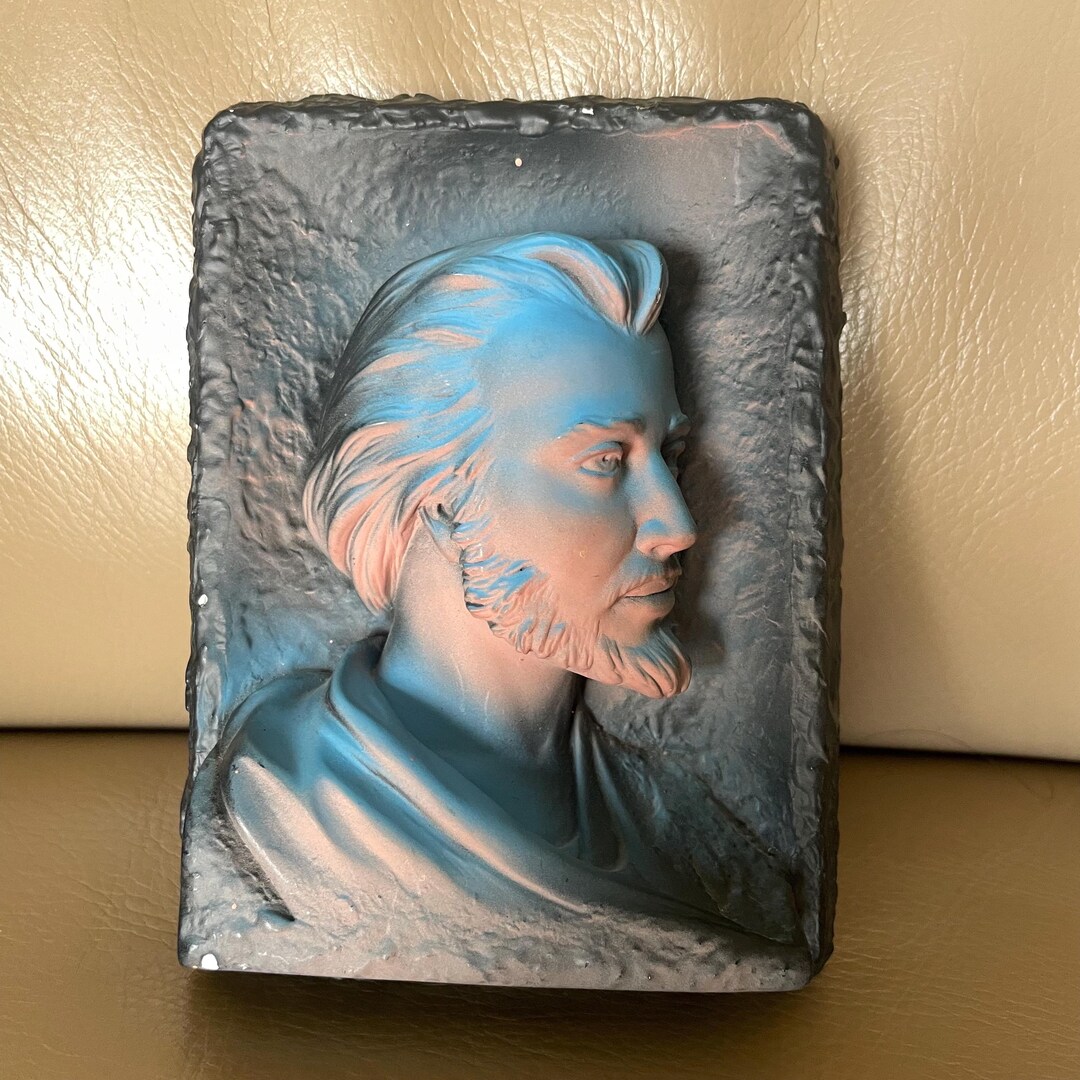 Mid Century 3D Messiah Chalkware Wall Hanging - Victor Creative Arts - Etsy