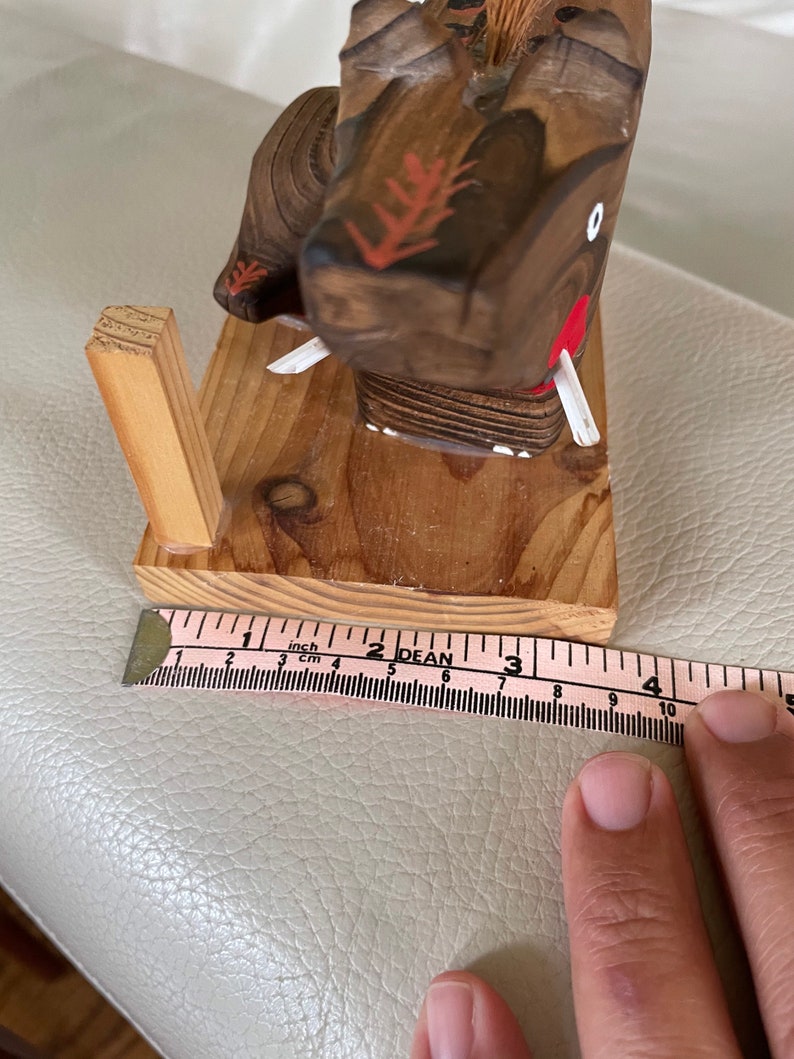 Japanese Folk Art Cryptomeria Inoshishi Boar Pig and Piglet - Etsy