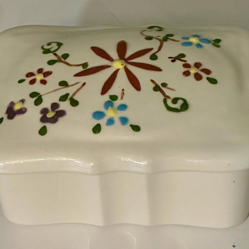 Pottery Trinket Box - Etsy