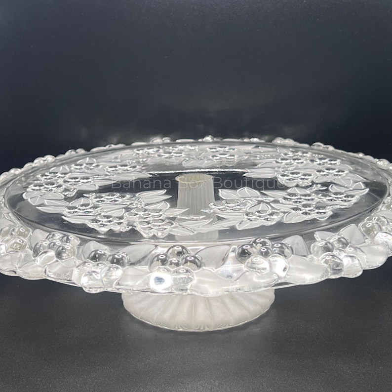 Mikasa Carmen Crystal Pedestal Cake Stand - Etsy