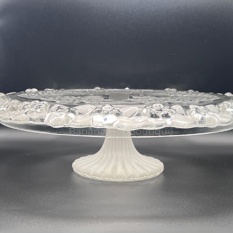 Mikasa Carmen Crystal Pedestal Cake Stand - Etsy