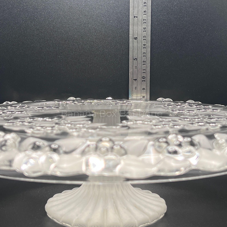 Mikasa Carmen Crystal Pedestal Cake Stand - Etsy