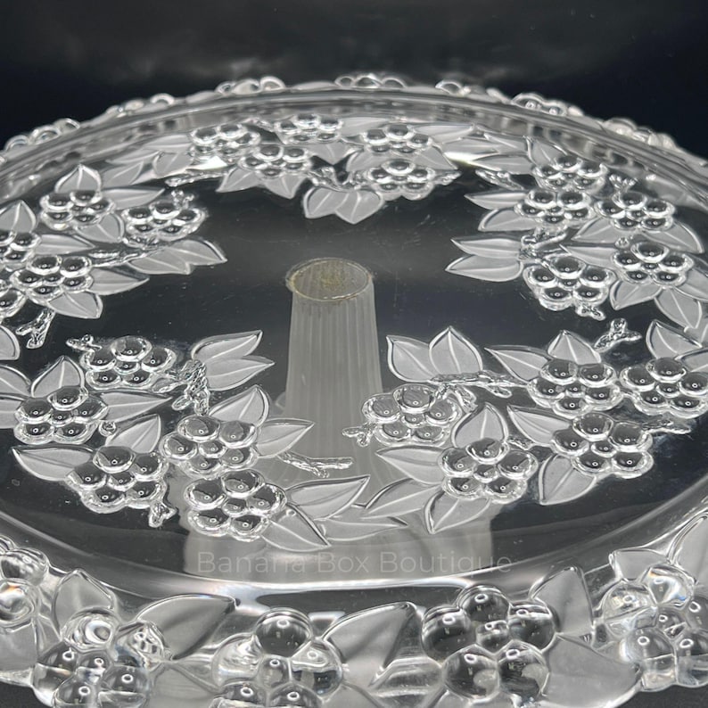 Mikasa Carmen Crystal Pedestal Cake Stand - Etsy