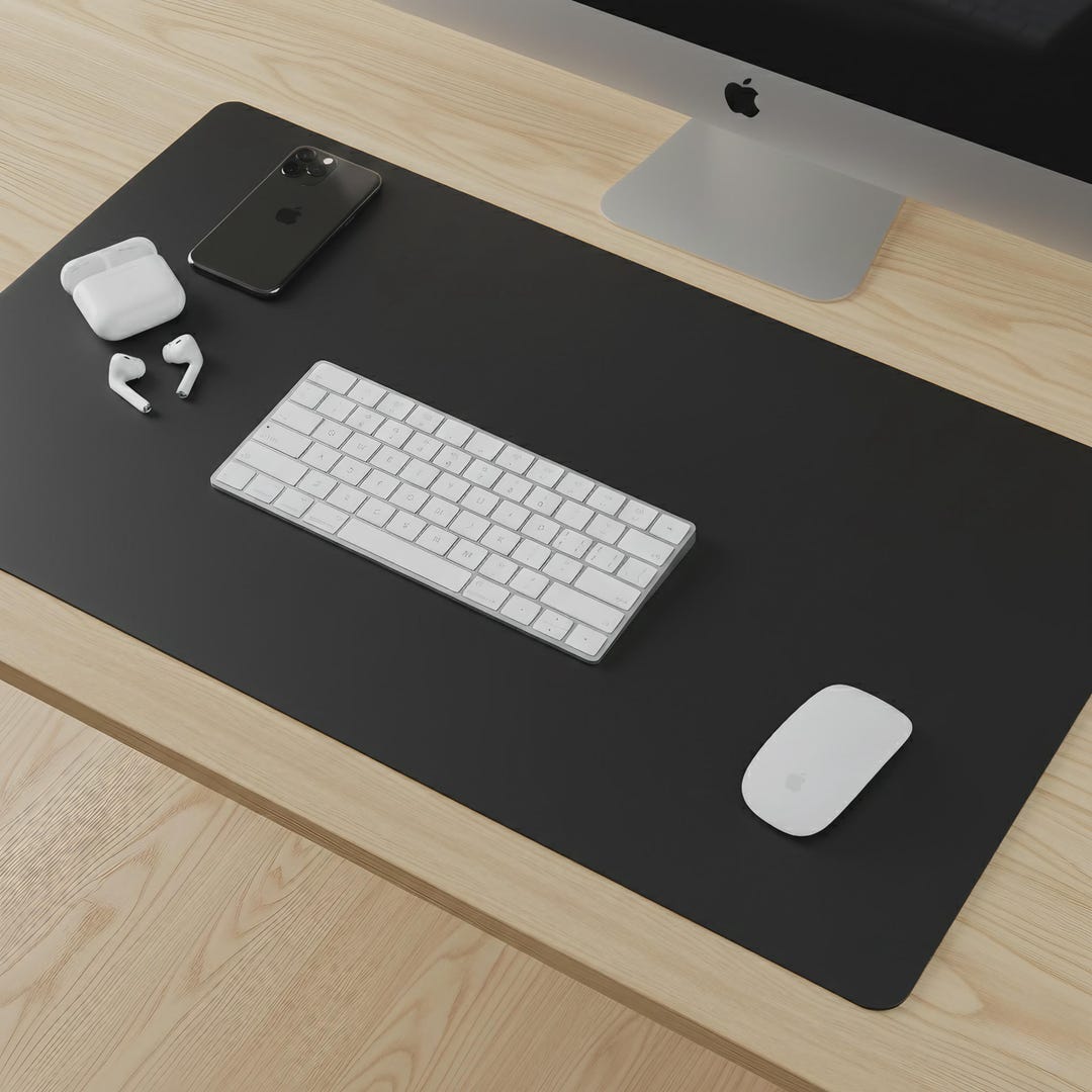 Desk Mat, Large Mouse Pad, Desk Mat, Desk Pad, Office Decor, Leather ...