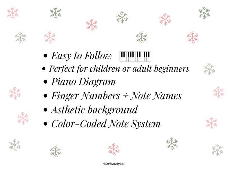 Jingle Bells – Pre-reading | Easy Piano Sheet Music | Beginner ...