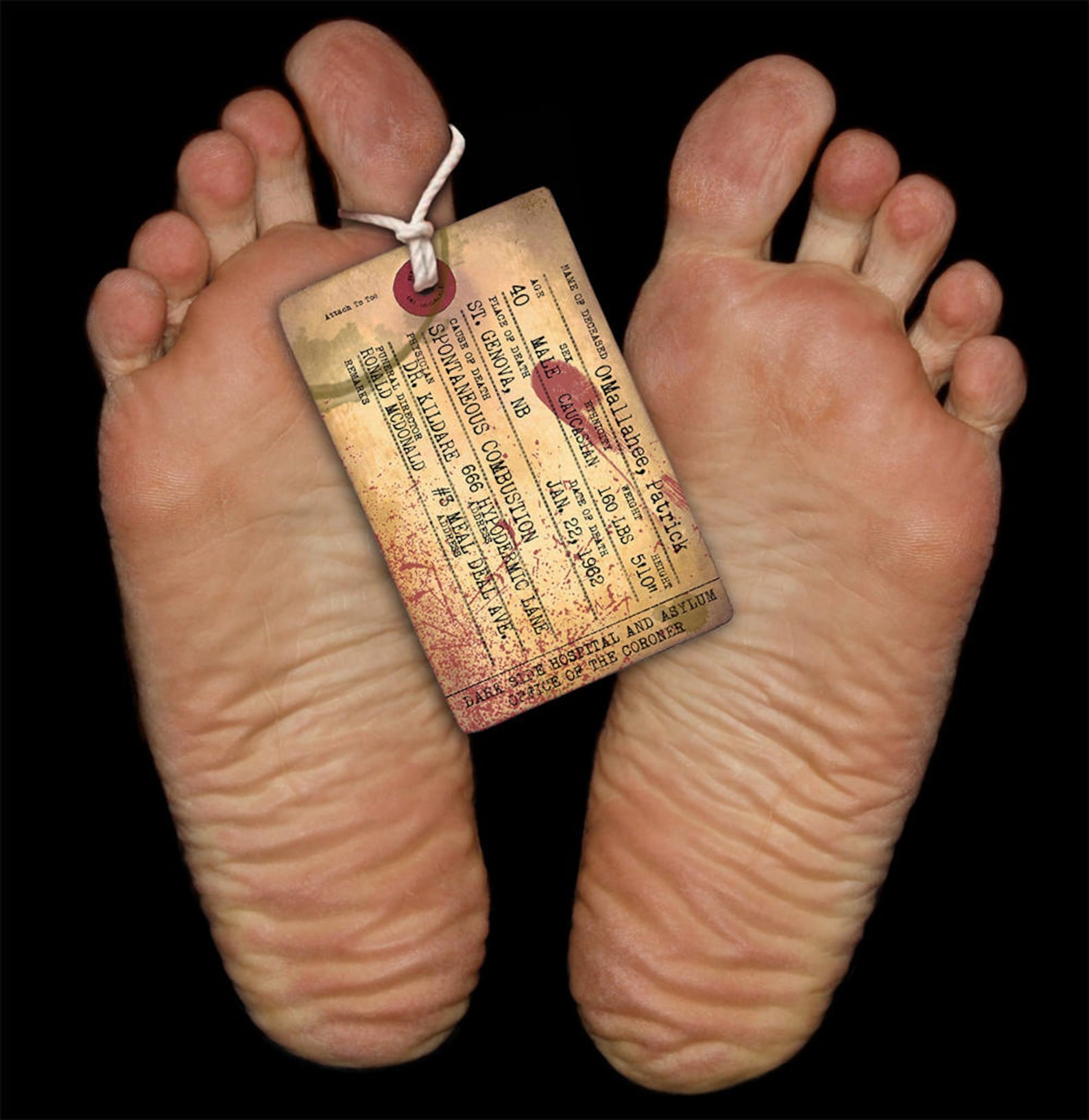 Morgue Toe Tags | Etsy